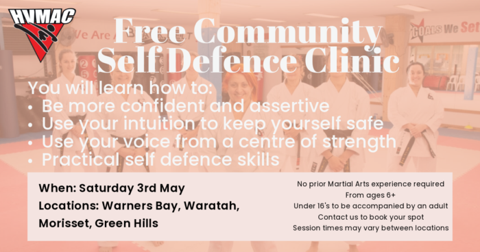 Hunter Martial Arts - Community Self Defence Free Special Event